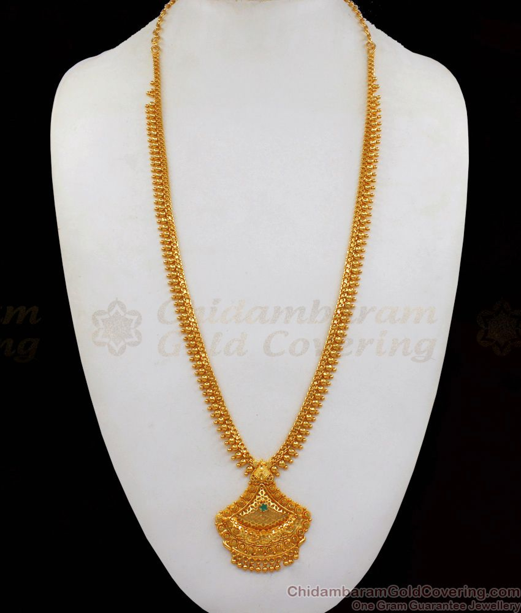 Buy Handcrafted Design One Gram Gold Haram Bridal Jewelry HR1849