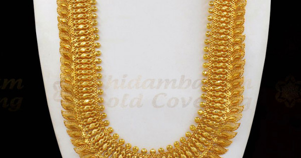 Lakshmi Grand Kerala Gold Haram Wedding Collections HR1894