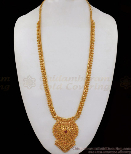 Grand Traditional Haram Design With Double Color Stone Jewellery ...