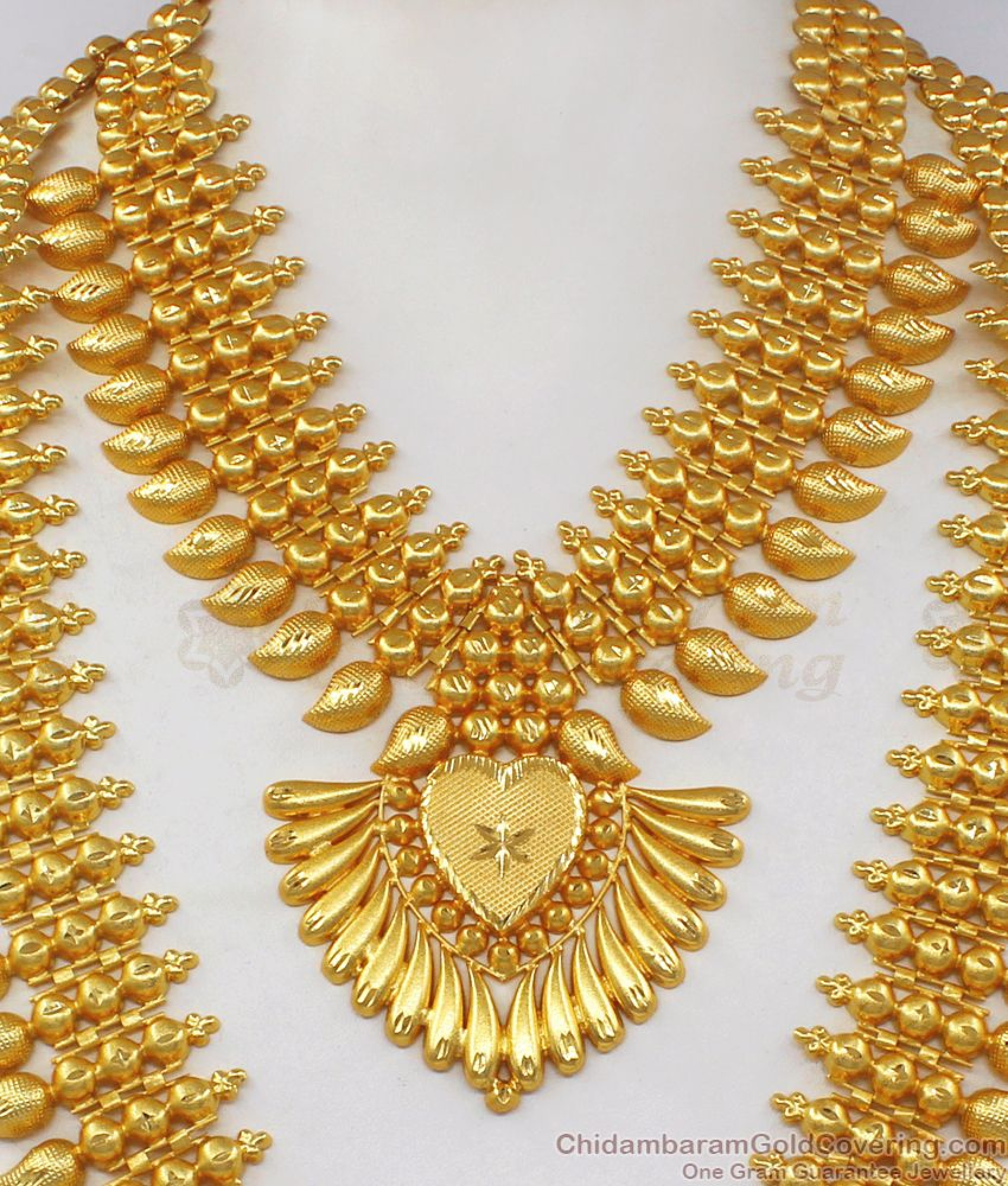 Gold Imitation Haram And Necklace Jewelry HR1992