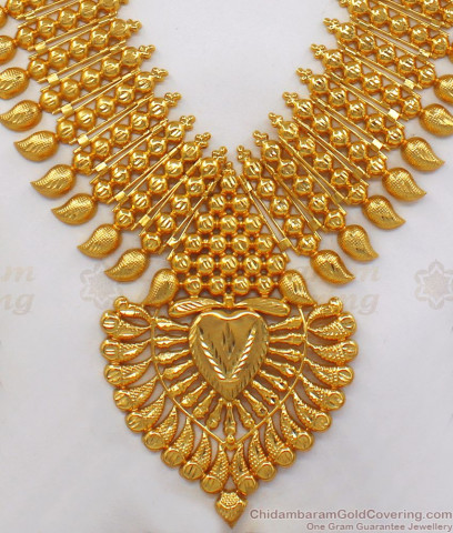 Traditional White Stone Gold Haram Collections HR1943