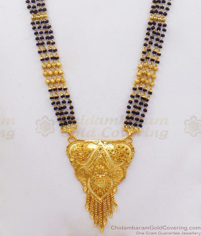 BR1160-2.6 Muthu Small Gold Beads Flower Design Forming Bangles Collection
