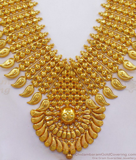 Kasu Malai, Ruby Stone Gold Plated Aaram, American Diamond Aaram ...