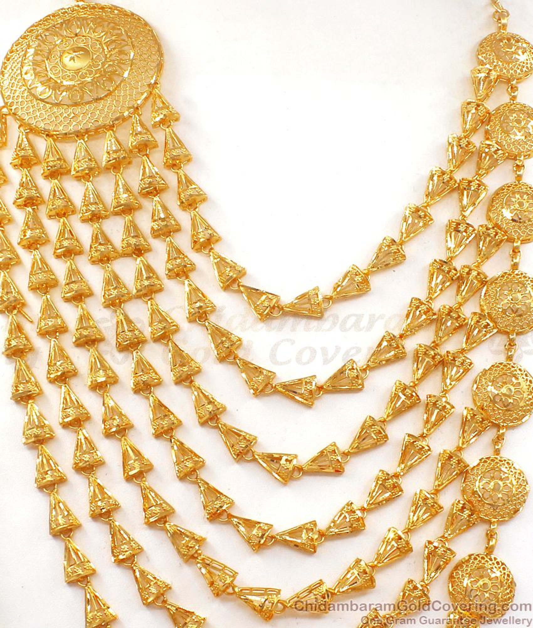 Grand Arabic Design Two Gram Gold Forming Haaram Dubai Gold Pattern ...