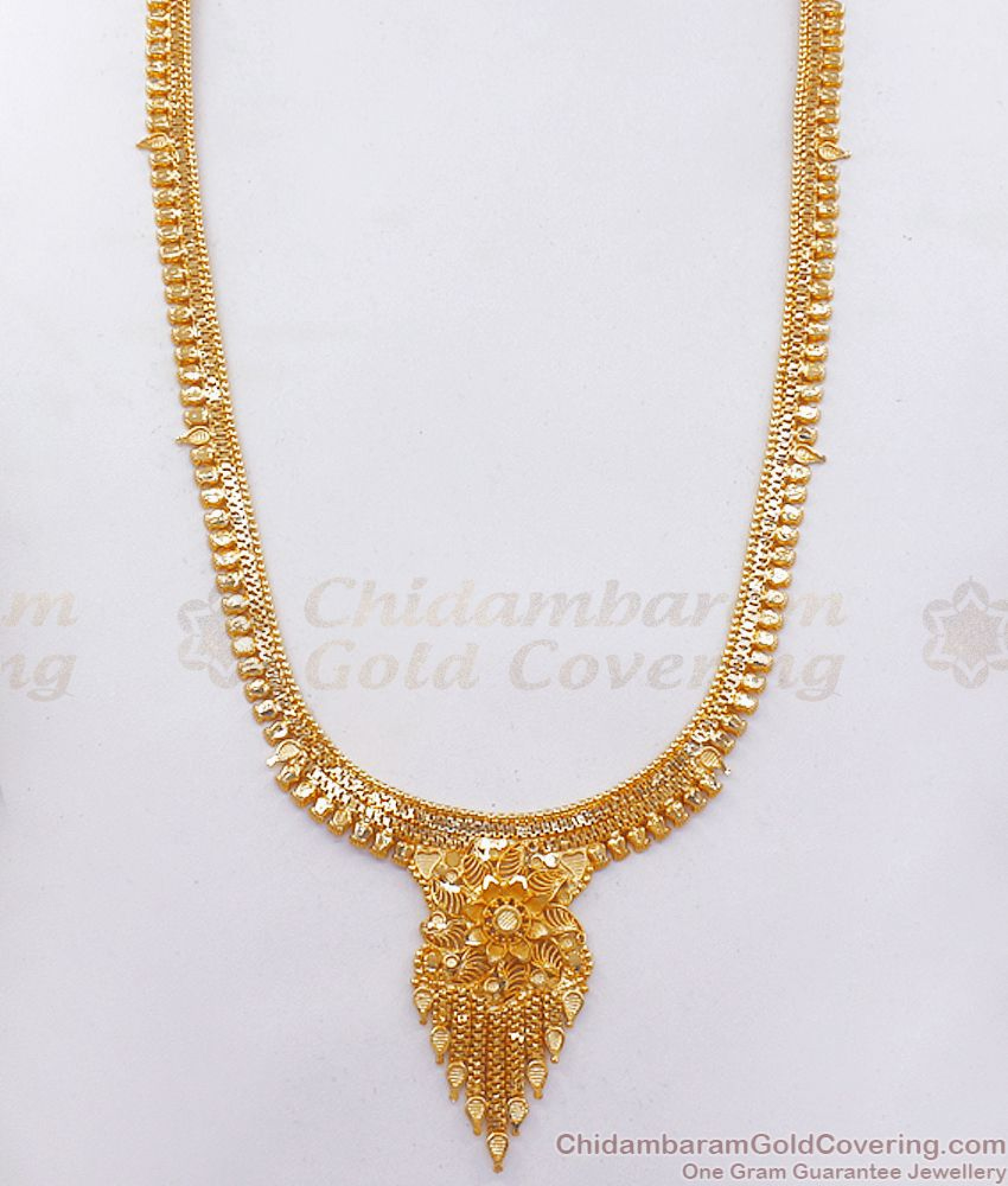 Buy Online 1 Gram Gold Haaram Earring Combo HR2319