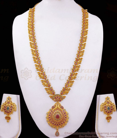 White Stone Gold Half Jimiki Kammal Collections ER2666