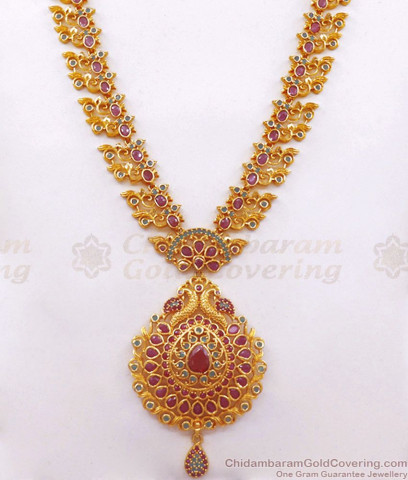 White Stone Gold Half Jimiki Kammal Collections ER2666