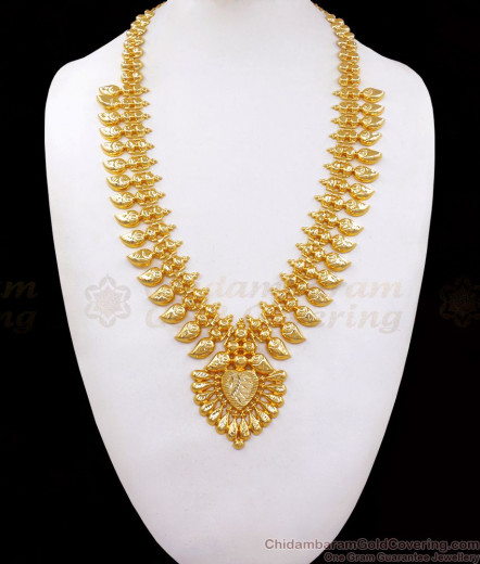 Kerala Bridal Necklace / Haaram - ChidambaramGoldCovering