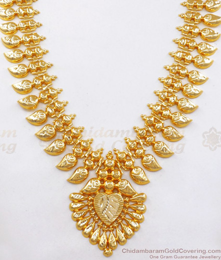 Kerala Bridal Necklace / Haaram - ChidambaramGoldCovering