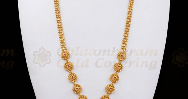 Latest 1 Gram Gold Haaram Designer Collection Buy Online HR2440