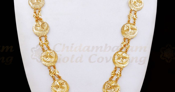 One Gram Gold Bridal Haram Islamic Governor Malai Design HR2475