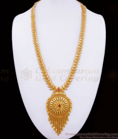 Grand Traditional Haram Design With Double Color Stone Jewellery ...