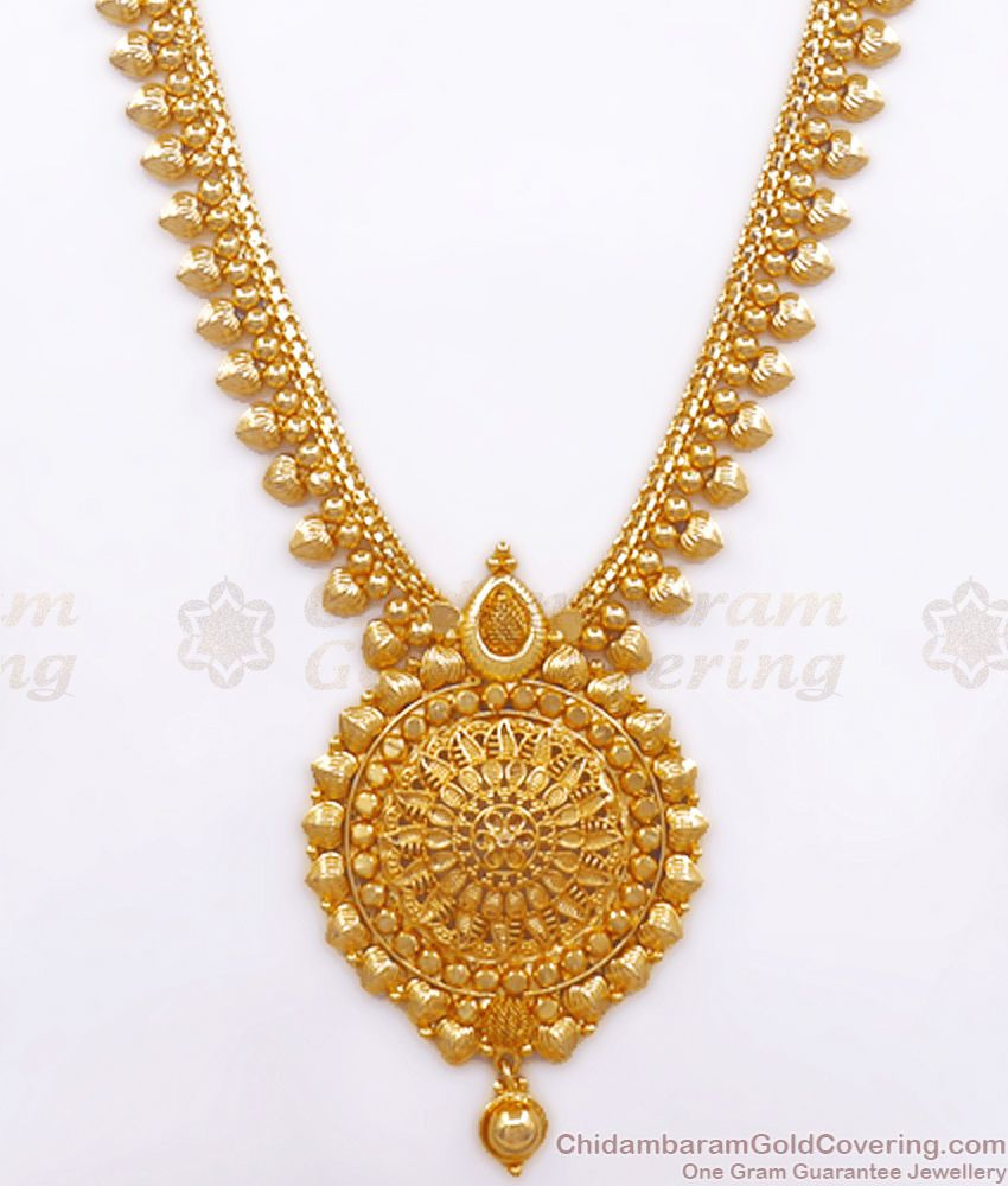 South Indian Gold Plated Haram Bridal Womens Jewelry HR2546