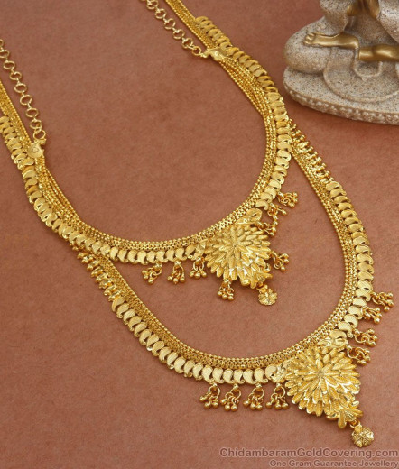Latest Forming Gold Kolkata Haram Bridal Designs Shop Online HR2890