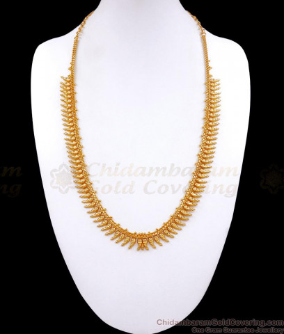 Indian Bollywood Calcutta Design Gold Plated Long Haaram Jewelry HR1216