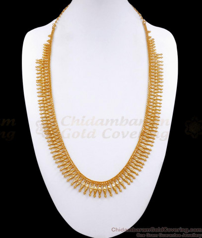 Elegant Kerala Gold Haram Handcrafted Designs For Function Wear HR2820