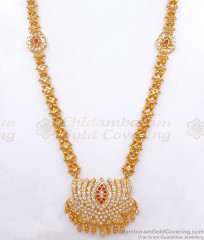 Original Five Metal Gati Stone Impon Lotus Haram Design 5 Metal Jewelry ...