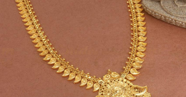 Kerala Gold Haram Womens Party Wear Jewelry Designs HR2870
