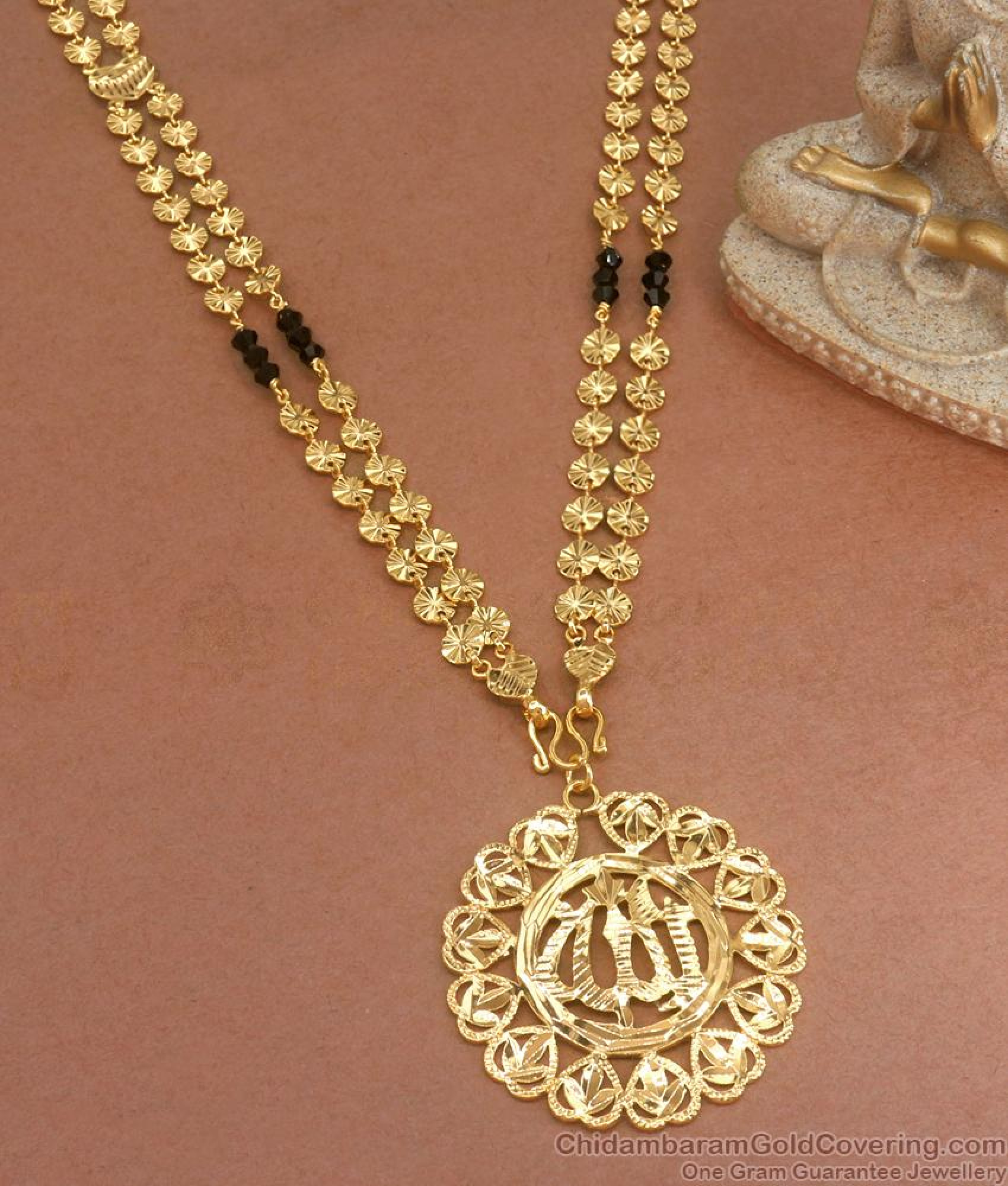 Islamic Wedding Design Gold Long Haaram Collections HR2923