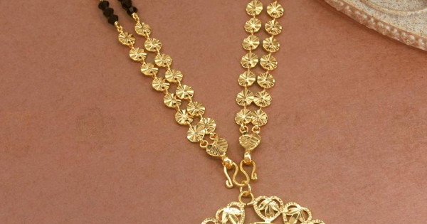 Islamic Wedding Design Gold Long Haaram Collections HR2923