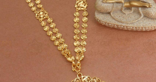 Muslim Bridal Gold Haaram Designs With Star Pendant HR2927