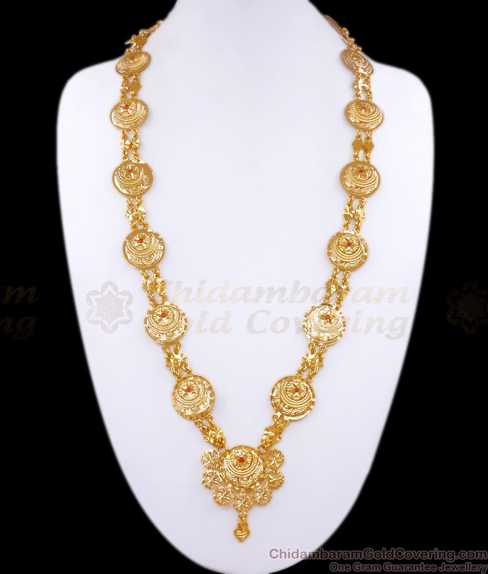 Buy Gold Plated Haram Muslim Wedding Galsar Designs HR2930