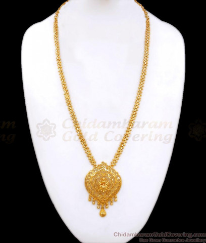 Beautiful Handcrafted Gold Finish Green Stone Bridal Haram Collection ...