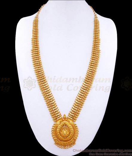 Kasu Malai, Ruby Stone Gold Plated Aaram, American Diamond Aaram ...