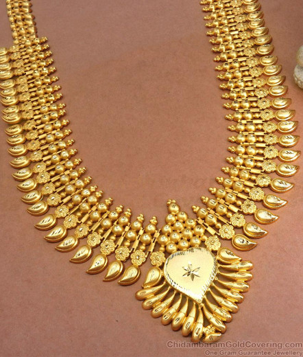 Bridal Grand Jewelry Set Full Calcutta Haaram Necklace With Earrings ...