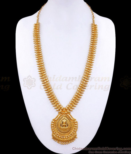 Kasu Malai, Ruby Stone Gold Plated Aaram, American Diamond Aaram ...