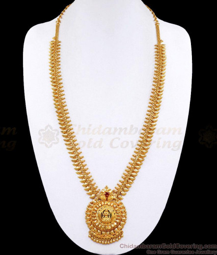 Kasu Malai, Ruby Stone Gold Plated Aaram, American Diamond Aaram ...