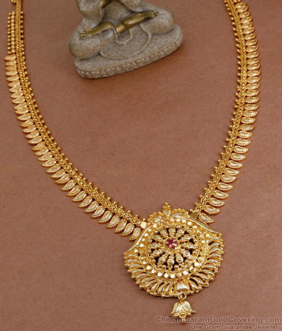 Grand Traditional Haram Design With Double Color Stone Jewellery ...