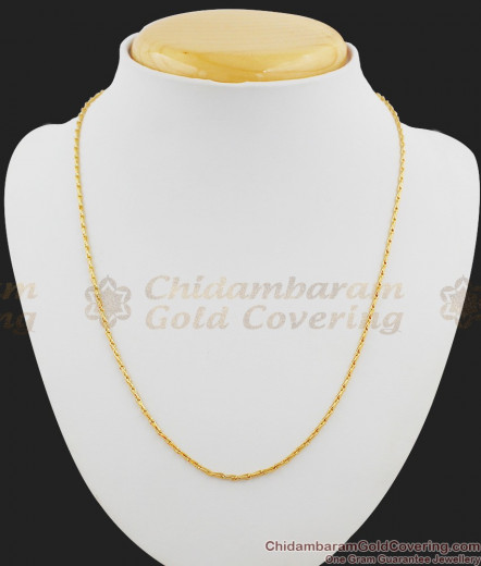 Mens Gold Short Chain For Daily Use Buy Online CHNS1003