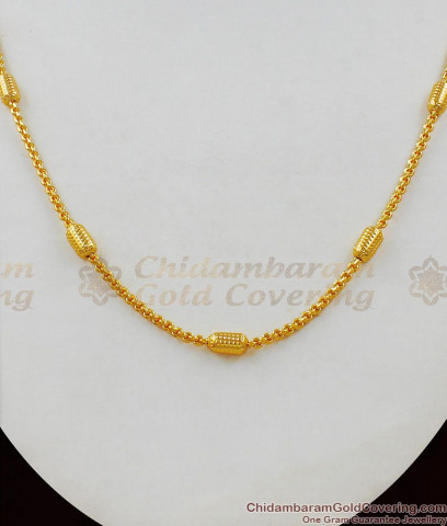 Mens Gold Short Chain For Daily Use Buy Online CHNS1003