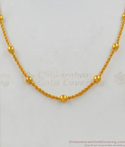 Mens Gold Short Chain For Daily Use Buy Online CHNS1003