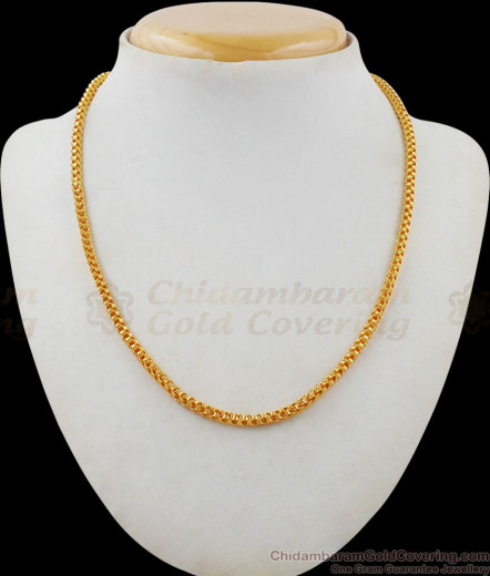 Mens Gold Short Chain For Daily Use Buy Online CHNS1003