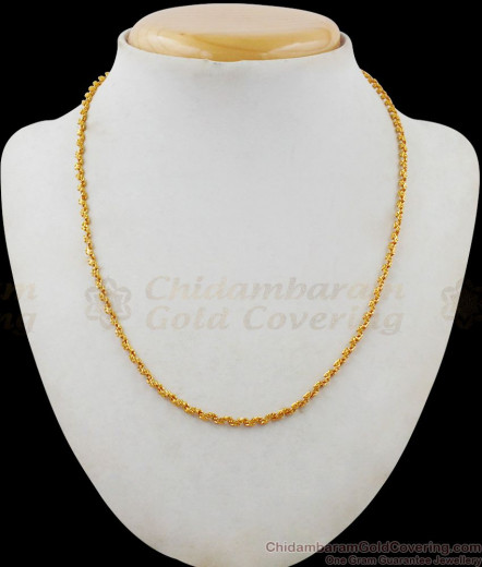 Mens Gold Short Chain For Daily Use Buy Online CHNS1003