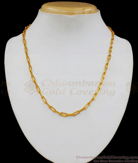 Mens Gold Short Chain For Daily Use Buy Online CHNS1003