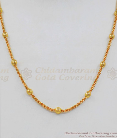 Mens Gold Short Chain For Daily Use Buy Online CHNS1003