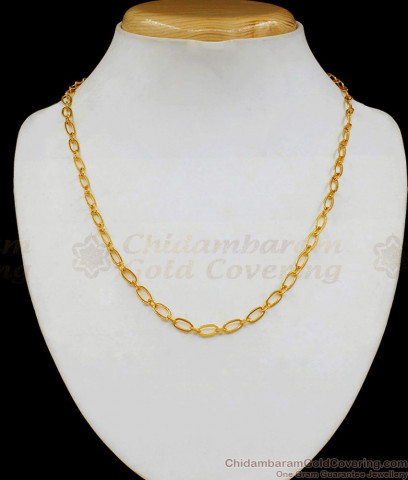 Mens Gold Short Chain For Daily Use Buy Online CHNS1003