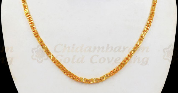 Latest Design Mens Gold Short Chain Daily Wear CHNS1088