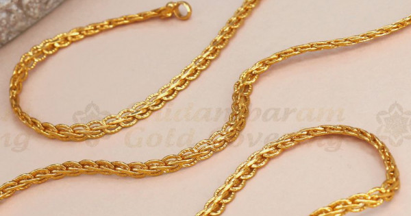 High Quality Gold Plated Chain Plain Design Shop Online CHNS1123