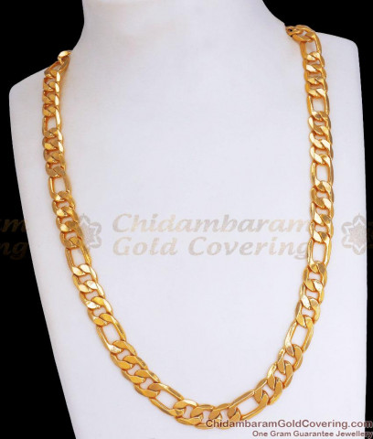 Mens Gold Short Chain For Daily Use Buy Online CHNS1003