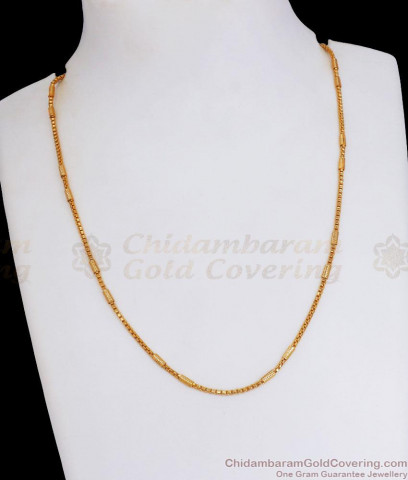 Mens Gold Short Chain For Daily Use Buy Online CHNS1003