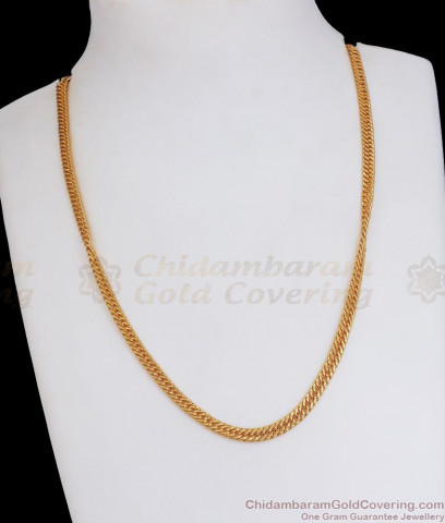 Mens Gold Short Chain For Daily Use Buy Online CHNS1003