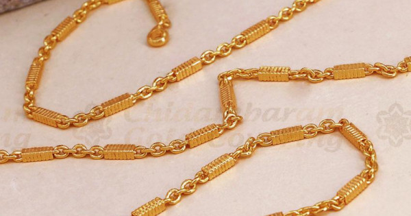 High Quality 18 Inch Gold Imitation Chain Box Design CHNS1198