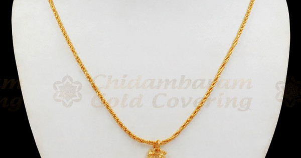 Buy Radha Krishna Pendant One Gram Gold Short Chain Collection SMDR562