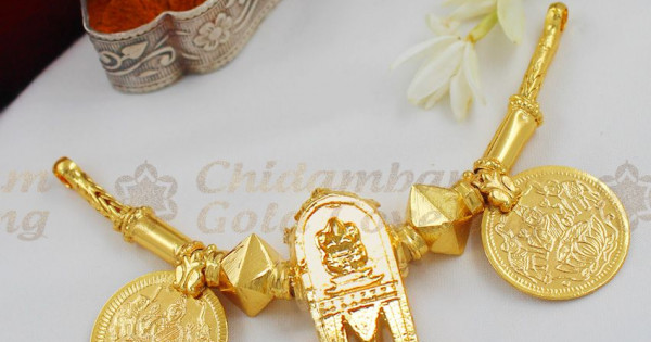 Lakshmi Design Gold Plated Tamil Traditional Thali Model For Muhurtham ...