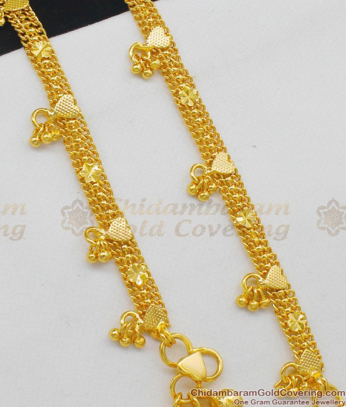 Anklet Collections in Gold | Kolusu Design| Impon Anklets | Gold ...