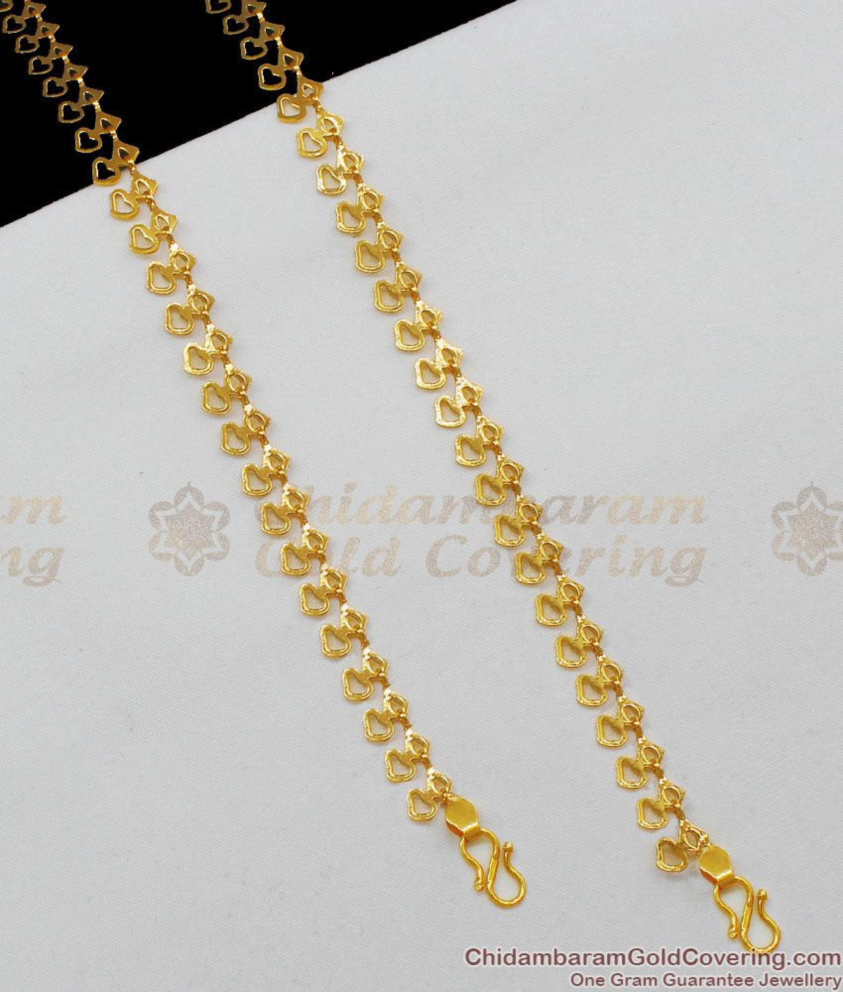 10 Inch Traditional Payal Design Gold Plated Kolusu South Indian Model ...